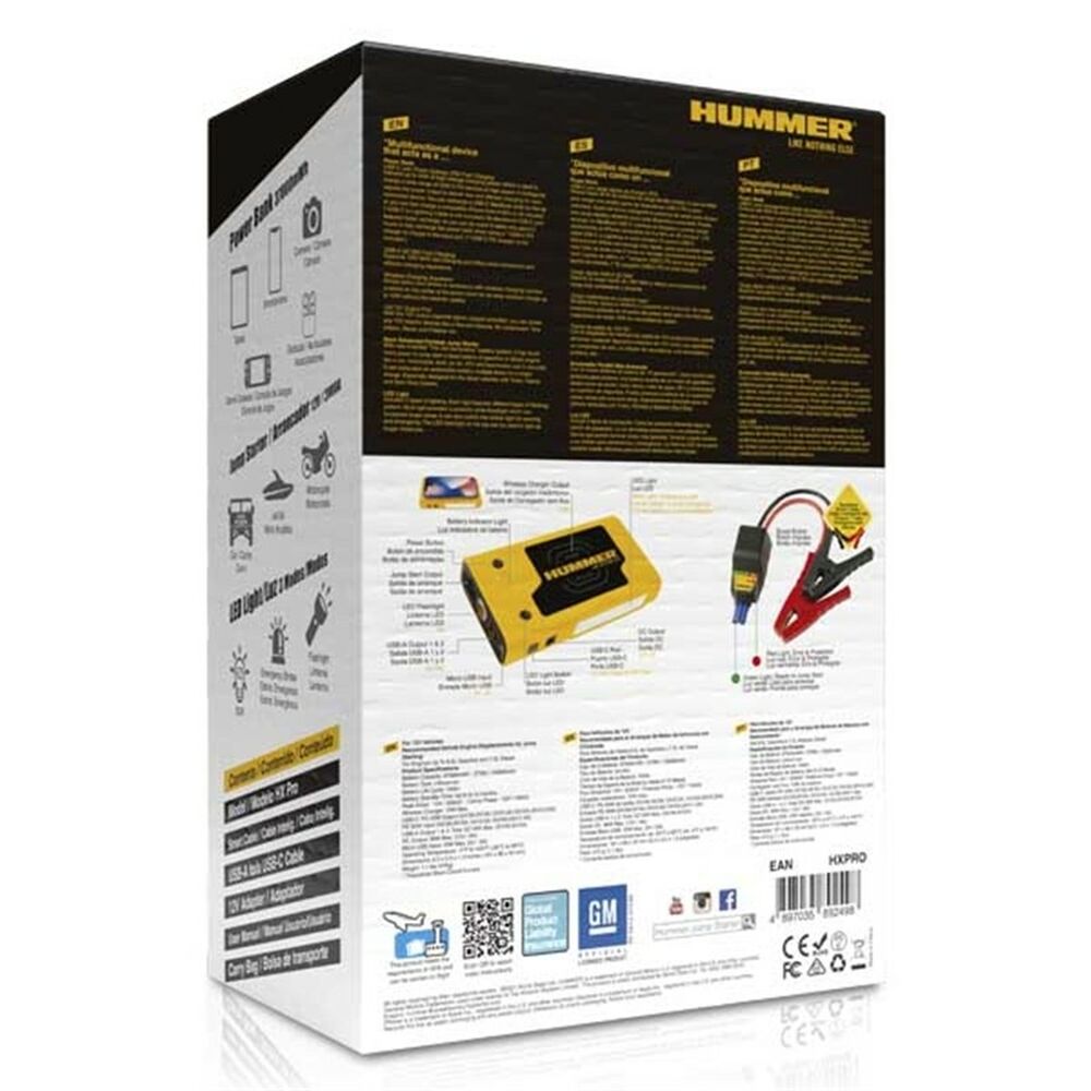 HUMMER Jump Starter (10000Ah - 12V) - WOOLF_ID